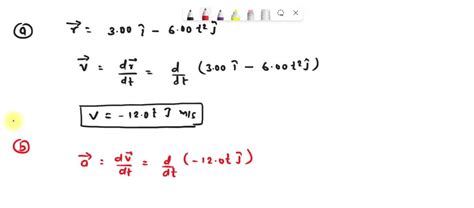 The Vector Position Of A Particle Varies In Time According To The