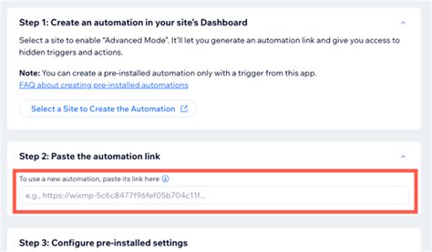 add a pre installed automation to your app