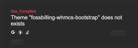 Typo Theme Does Not Exists · Issue 677 · Fossbillingfossbilling