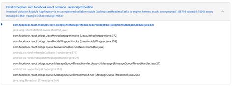Android 🔥 Native Crash If A Push Notification Has Been Received