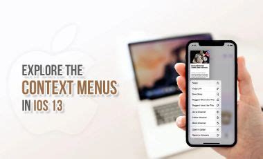 Discover Ios Context Menus Features Tips Unveiled