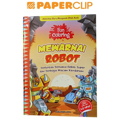 Jual Buku Fun Coloring Mewarnai Robot Shopee Indonesia