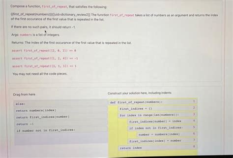 solved compose a function first of repeat that satisfies