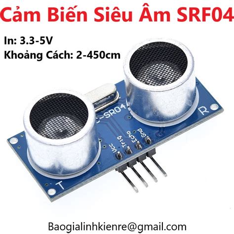 Mạch Cảm Biến Siêu Âm Hc Sr04 Module Cảm Biến Khoảng Cách Bằng Sóng