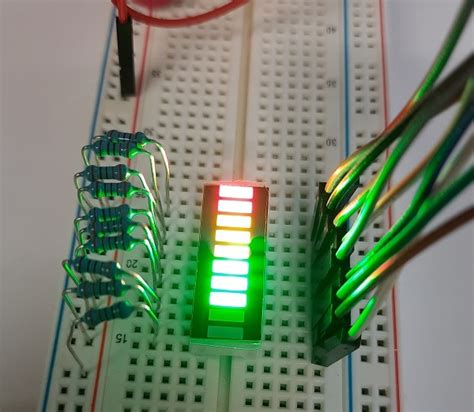 Using A Segment Led Bar With Raspberry PI And Python