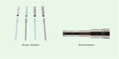 arrow outsert vs insert what s the difference archery tips central