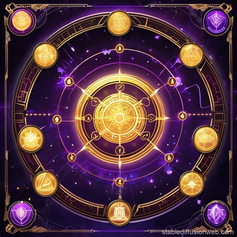 Epic Fantasy RPG Game UI Design Stable Diffusion Online