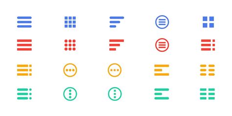 Premium Vector Vector Set Of Hamburger Menu Icons Menu Icons Of Ui Modern Buttons For Site Design