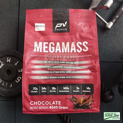 Jual Provus Megamass Gainer 10 Lbs 54 Kg Mass Weigth Gainer Mega Mass