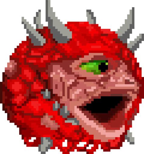 Cacodemon Pixel Art