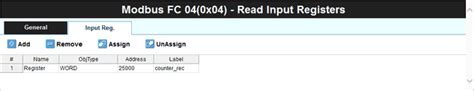 Arduino Plc Ide Opta™ Client Modbus Function Of The Node Input Reg