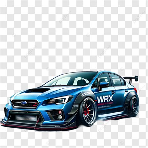藍色subaru Wrx跑車和賽車貼花 車png去背圖片素材免費下載，免摳圖設計圖案下載 Pngtree