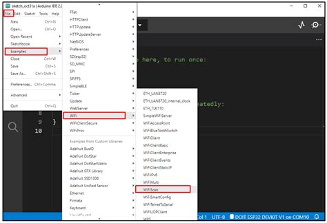 วิธีเชื่อมต่อ esp32 กับ wifi โดยใช้ arduino ide