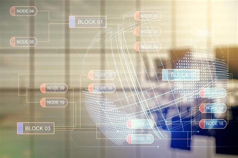 Premium Photo Double Exposure Of Abstract Programming Language Hologram And World Map On A