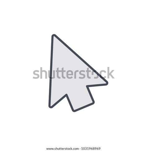 Arrow Cursor Mouse Pointer Select Icon Stock Vector Royalty Free