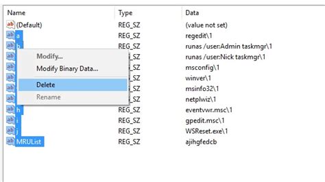 How To Delete Run History In Windows 10