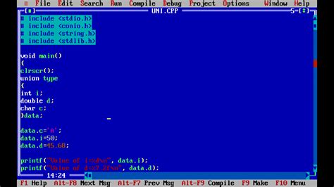 C Union And Enumerated Data Types Wideskills