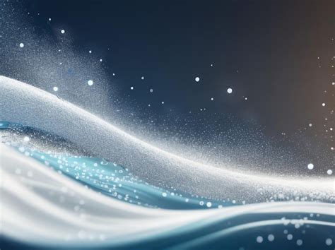 Premium Ai Image Abstract Waving Particle Technology Background