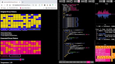 Maker Music Festival Sonic Pi Drumrnn Gui