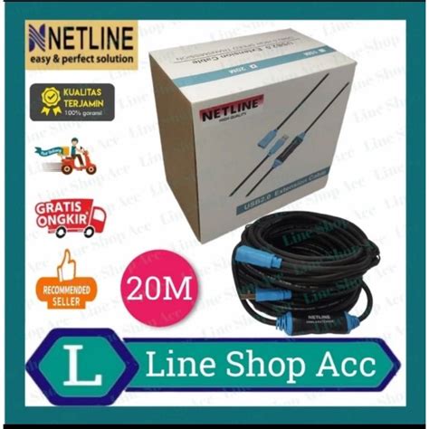 Jual Kabel Usb Extension Aktif Meter Cable Usb Extension Aktive Netline Usb Extender