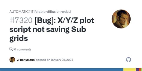 Bug Xyz Plot Script Not Saving Sub Grids · Issue 7320