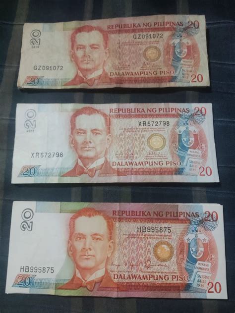 Old 20 Peso Philippines Money Hobbies And Toys Memorabilia And Collectibles Currency On Carousell