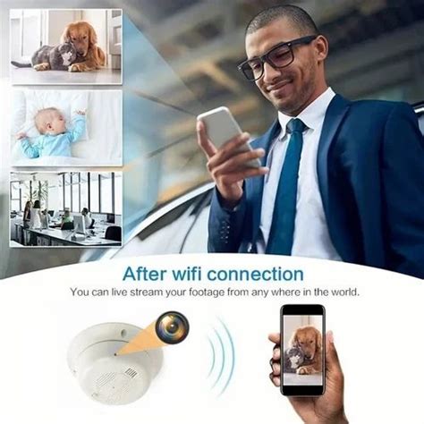 Safety Net Spy Camera 1080p Hd Mini Spy Hidden Camera Smoke Detector Wi Fi Home Security