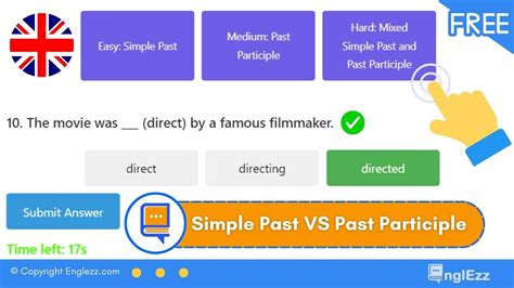 Simple Past VS Past Participle Online Exercises 3 Levels EnglEzz
