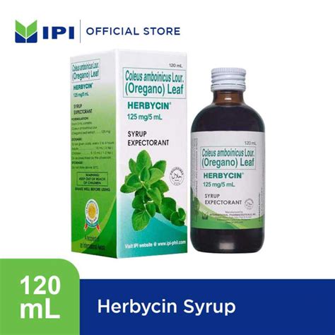 Herbycin Syrup 120ml Lazada Ph
