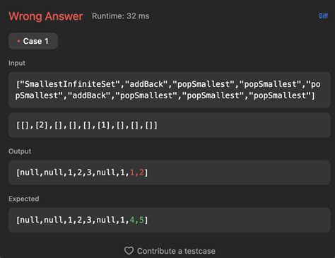 99클럽 코테 스터디 6일차 Til 최소 힙heap Smallest Number In Infinite Set