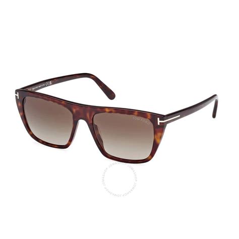 Tom Ford Aslan Smoke Gradient Square Mens Sunglasses Ft1175 52b 56