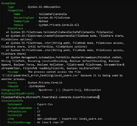 What S New With PowerShell Error Handling TechTarget