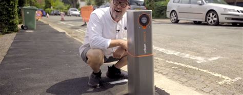 Minimizing Streetscape Impact In The Uk Electric Car Charging Posts That Telescope Out Of The