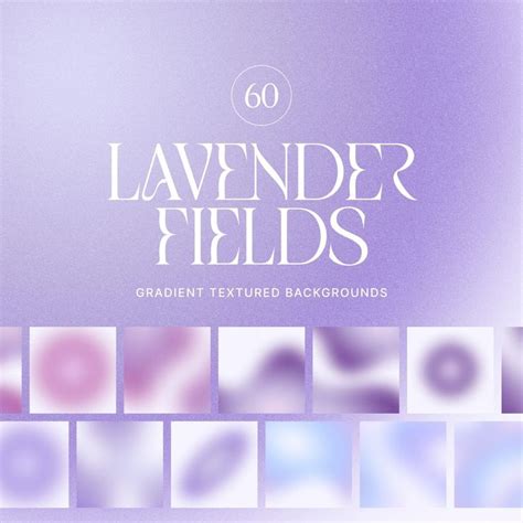 Gradient Backgrounds 60 Lavender Fields Purple Pink Blue Digital