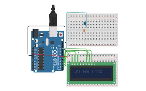 Circuit Design Simulaciones Agua Y Arroz Tinkercad