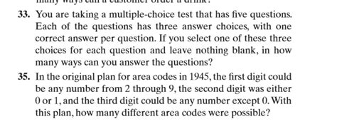 solved 33 you are taking a multiple choice test that has