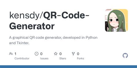 Github Kensdyqr Code Generator A Graphical Qr Code Generator