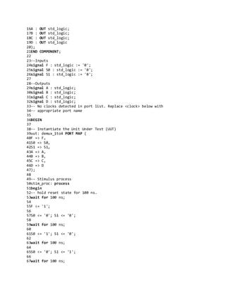 Demultiplexer With Vhdl Code DOCX