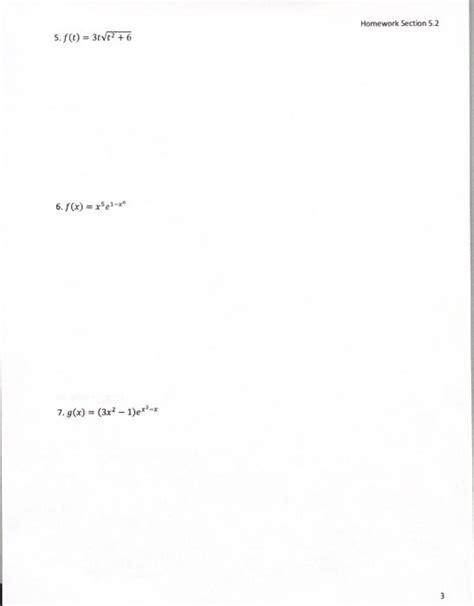 Solved Use The Method Of Substitution To Integrate The