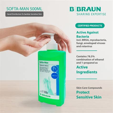 Softa Man 500ml B Braun Shopee Malaysia