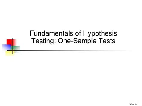 Ppt Fundamentals Of Hypothesis Testing One Sample Tests Powerpoint Presentation Id3247420