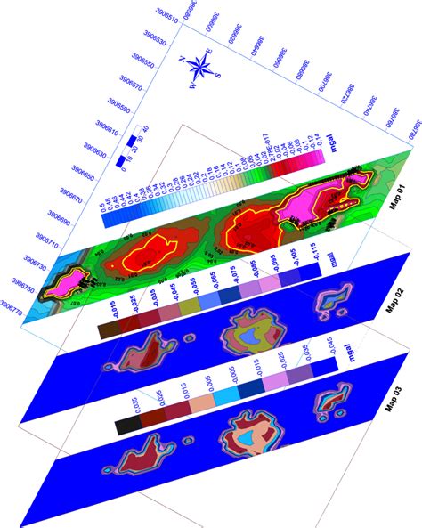 The Horizontal Derivative Maps According To X Map 01 Residual Anomaly