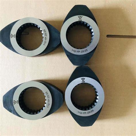 Twin Screw Extruder Twin Screw Granulator Plastic Granulator Screw Element W6cr4mo5v2 Screw