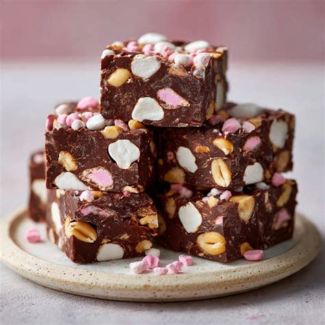 Rocky Road Fudge Easy No Bake