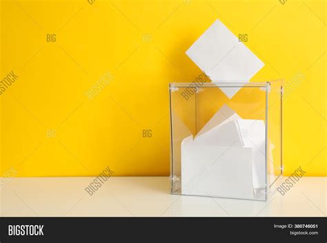 Voting Box Bulletins Image Photo Free Trial Bigstock