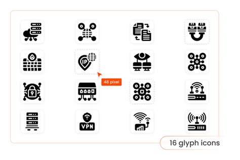 Networking Icons Icons Ft Network And Connection Envato