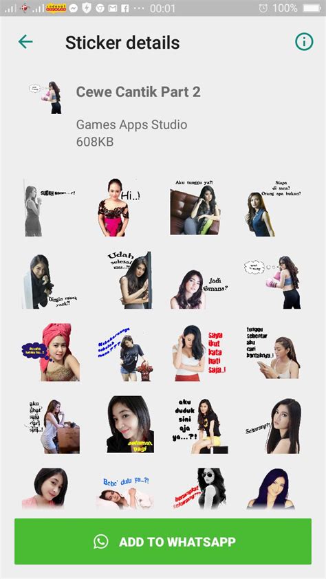 50+ Stiker Whatsapp Dewasa, Motif Masa Kini!