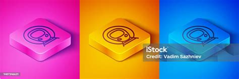 분홍색과 주황색 파란색 배경에 고립 된 등도 성선 기차 및 철도 아이콘 대중 교통 기호 지하철 열차 교통편 지하철 지하 정사각형 버튼입니다 벡터 3차원 형태에 대한 스톡