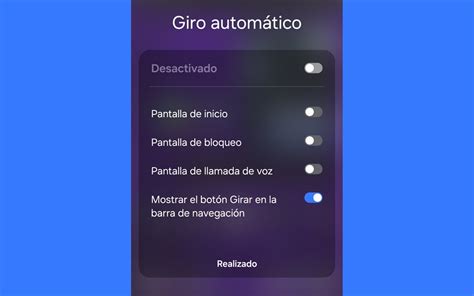 Mostrar El Botón Girar En La Barra De Navegación • Android Jefe