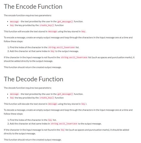 Solved The Encode Function The Encode Function Requires Two Chegg